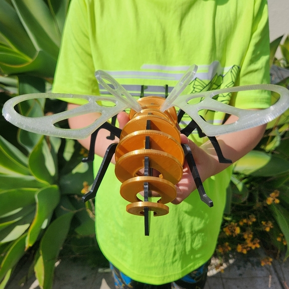 Hand Crafted | Toys | Bee Model Honeybee 3d Puzzle Honey Bees Classroom ...